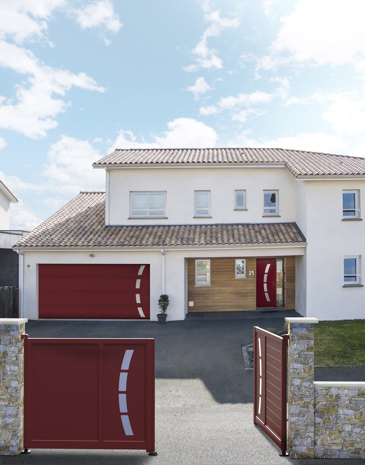 Driveway Gate - Akordia Collection - Horizal